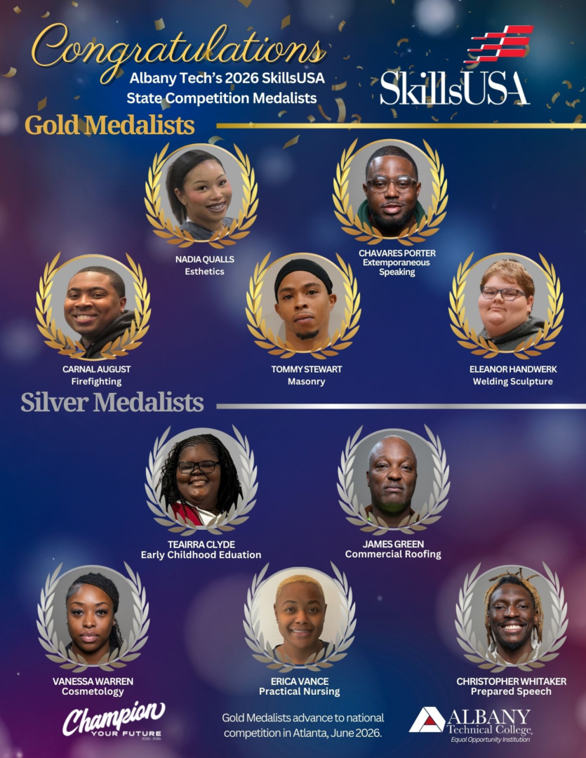 Albany Technical College Students Capture 5 Gold and 5 Silver Medals at ...