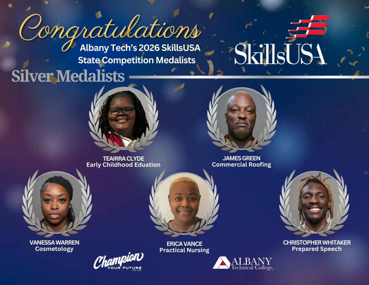 Albany Technical College Students Capture 5 Gold and 5 Silver Medals at ...